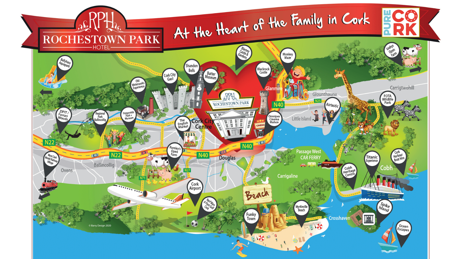 Accommodations in Cork - Family Rooms | Rochestown Park Hotel